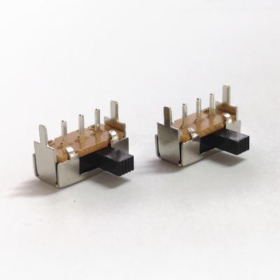 China Slide Switch, Single Pole 1P2T SPDT Sliding Switch, Horizontal Side Push Tact Switch,Interruptor On-Off Toggle Switch for sale