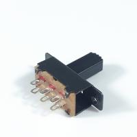 China Slide Switch, DPDT 6Pin Sliding Switch, Vertical Side Push Tact Switch,Interruptor On-Off Micro Toggle Switch for sale
