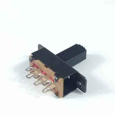 China Slide Switch, DPDT 6Pin Sliding Switch, Vertical Side Push Tact Switch,Interruptor On-Off Micro Toggle Switch for sale
