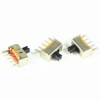 China Slide Switch,SPDT 3 Pin Defend Dip  Sliding Switch, Vertical Side Push Tact Switch,Interruptor On-Off Toggle Switch for sale