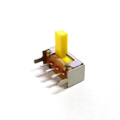 China Slide Switch,SPDT 2 Position 3 Pins Sliding Switch, Horizontal Side Push Tact Switch,Interruptor On-Off Toggle Switch for sale
