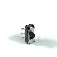 China Slide Switch,2T2D SMD bent 6 pin Sliding Switch,Vertical Side Push Tact Switch,Interruptor On-Off microToggle Switch for sale