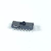 China Slide Switch ,SMD 12 Pin Horizontal  side Sliding Switch,2P2T Interruptor On-Off Push Tact Switch, Mini Toggle Switch for sale