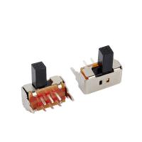 China Slide Switch，2P2T Right Angle Sliding Switch,Horizontal  Interruptor On-Off Push Tact Switch, Circuit Toggle Switch, for sale