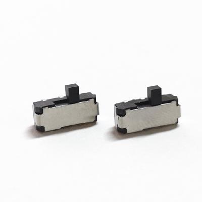 China Miniature Bent Feet 6 Pin On Off DPDT Slide Switch for sale