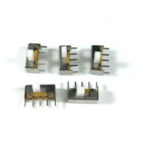 China DC12V 50mA 1P2T 2 Position 3 Pin Horizontal Push Button Tact Switch for sale