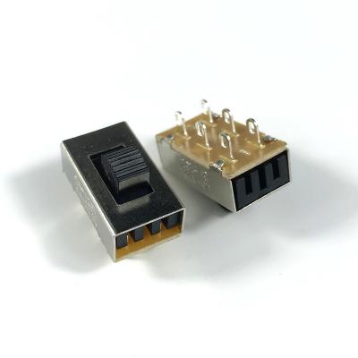 China 6 Pin 2P2T AC250V 1.5A HSV Knob On Off Toggle Switch for sale