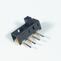 China 4 Pin Right Angle Interruptor On Off Toggle Switch DC50V 0.5A Without Solder Tabs for sale