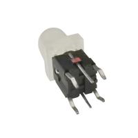 China 6mm Silicone Button Illuminated Tact Switch With Nipple Cap for sale