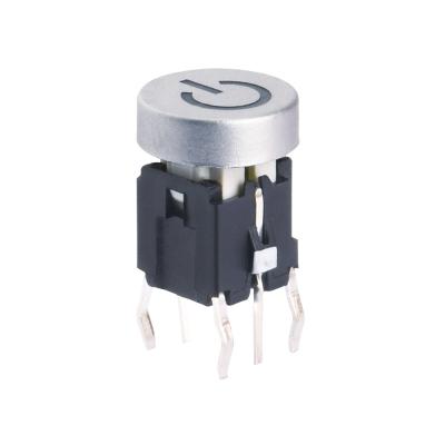 China Mini Push Button SPST RGB Illuminated Tactile Switch for sale