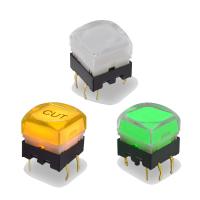 China 12x12x14.6 50mA 28VDC LED Tact Switch For Prototyping for sale