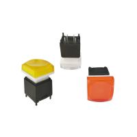 China 15x15mm RGB SPST Illuminated Push Button Switch For Kiosk for sale