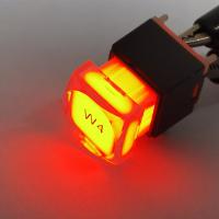 China SPST SPDT NKK KP Miniature PCB Illuminated Momentary Switch for sale