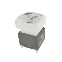 China 15x15 NKK RGB Illuminated Push Button Switch For Broadcast Consol for sale