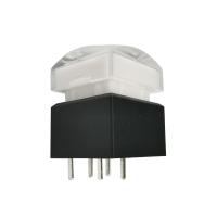 China Square Push Button RGB Illuminated LED Switch 15x15 for sale