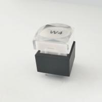 China Square Push Button RGB Illuminated LED Switch 15x15 for sale