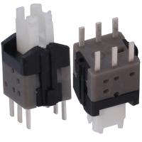 China Self Locking Unlocked DIP On Off SPST Push Button Switch for sale