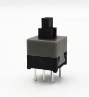 China 6P DIP 8.5x8.5 Lock And Non Lock Push Button Micro Key Switch for sale