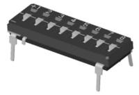 China Auto Insert Straight Lead Tri State Type DIP Switch for sale