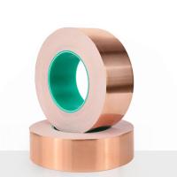 China Adhesive Insulated Stained Glass Cicada Pure Copper Foil Tape 100vdc for sale