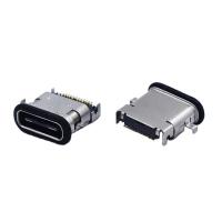 China Mid Mount Hybrid 24 Pin Type C Receptacle Socket IP67 Waterproof for sale