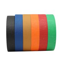 China 25mmx50m Edge Banding Color Masking Tape Without Residue for sale