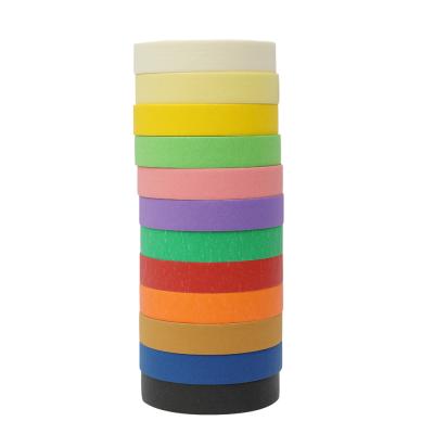 China 25mmx50m Edge Banding Color Masking Tape Without Residue for sale