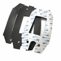 China Die Cutting Neoprene Tape / Sponge Gaskets With Acrylic Adhesive CR Foam for sale