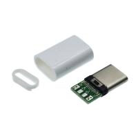 China LCP UL94 V-0 USB3.1 Type C Male Connector Solder DIY Kit for sale