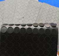 China Non Slip Sticky 3m Adhesive Silicone Rubber Pad For High Temperatures for sale