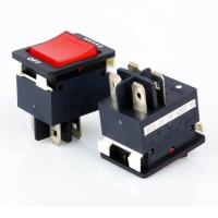 China Rocker Switch Reset Off  Overload Protector Switch 16a 4 Pins for sale