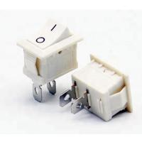 China Dust Proof Rocker Switch 2 Pins White Black T85 For Electric Equipment for sale