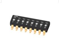 China 2.54mm Pitch Gull Wing Lead SMD DIP Switch 25mA 24VDC for sale