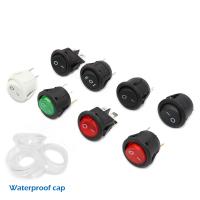 China 2 / 3pins Round Rocker Boat Switch For Ship Usage 6A 250V AC for sale