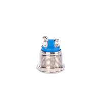 China Screw Reset 16mm 19mm Metal Push Button Switch For Kitchen Hood for sale