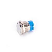 China 22mm Metal Push Button Switch Waterproof Self Reset 5 Pin Terminal for sale