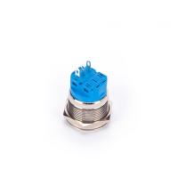 China 22mm Metal Push Button Switch Waterproof Self Reset 5 Pin Terminal for sale