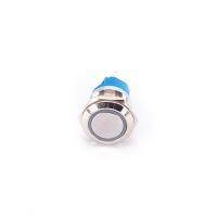 China 22mm Metal Push Button Switch Waterproof Self Reset 5 Pin Terminal for sale