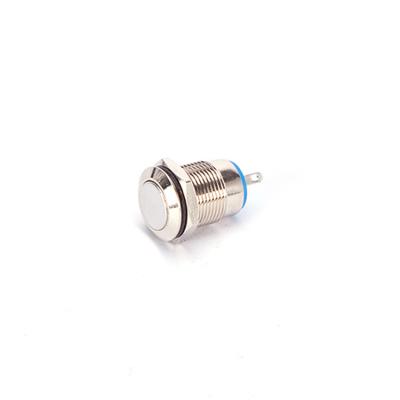 China Self Recovery Micro Push Button Switch 2 Pin 12x12mm Stainless Steel for sale