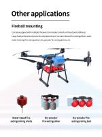 China AGR B100 Rescue Drone Firefighting Drone for sale