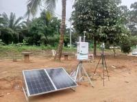 China Eyesky AQMS-100 Air Quality Monitoring Station with PM2.5 PM10 CO2 Sensors 100-240V AC for sale
