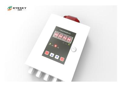 China Wall Mounted Gas Detector Controller 4-20mA Input 220V AC 20-50℃ Operating for sale