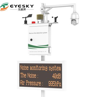 China IP55 Waterproof Environmental Monitoring Unit PM2.5 PM10 TSP Wind Speed Temperature for sale