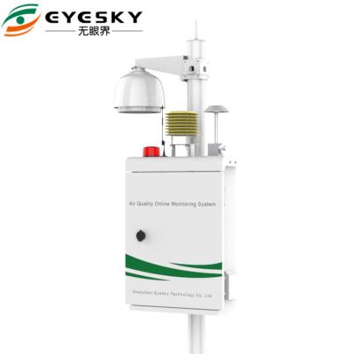 China ES60A-A6 Outdoor Air Quality Monitoring System PM2.5 PM10 TSP CO SO2 NOx O3 Real-Time AQMS for sale