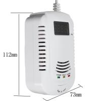 China Smart Combustible Gas Detector Carbon Monoxide Alarm 4G IoT LCD Display 85dB for sale