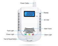 China Plug In Carbon Monoxide Alarm Detector For KOABBIT Home Kitchen for sale