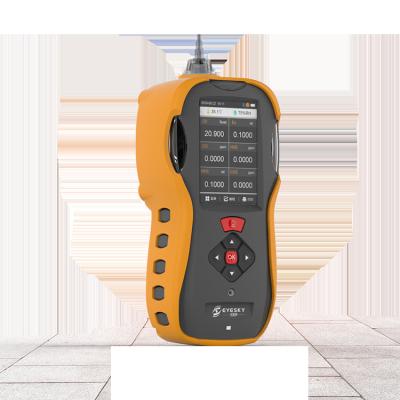 China Smart IP54 Exhaust Gas Monitoring System 6 Gas Detector 7500mAh Battery for sale