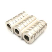 China Nickel Coated XG16 Permanent Magnet Ring Flexible Radially Magnetized Ring for sale