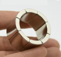 China Wind Turbine Permanent Arc Segment Samarium Cobalt Magnets For Generator Sm2Co17 for sale