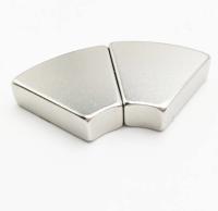 China HSMAG Antirust Coupling Strong Permanent Motor Samarium Cobalt Silver Arc  Magnets for sale